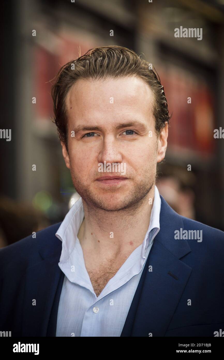 Rafe Spall attending the premiere of Get Santa, at the Vue cinema in ...