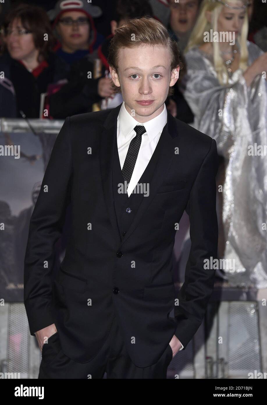 John Bell arriving at The Hobbit: The Battle Of The Five Armies World ...