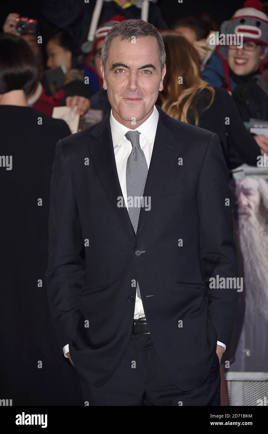 James Nesbitt arriving at The Hobbit: The Battle Of The Five Armies ...