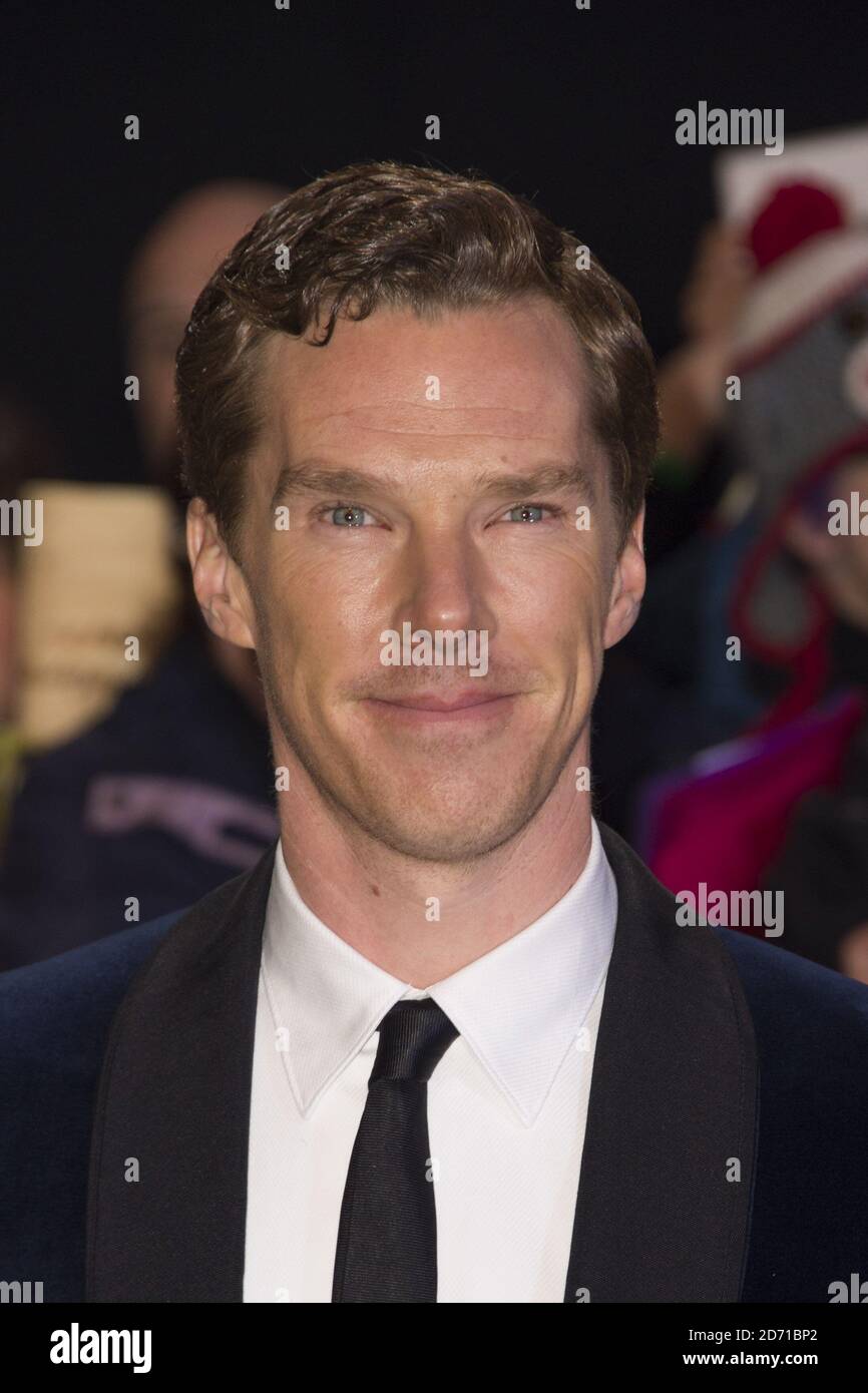 Benedict Cumberbatch arriving at The Hobbit: The Battle Of The Five ...