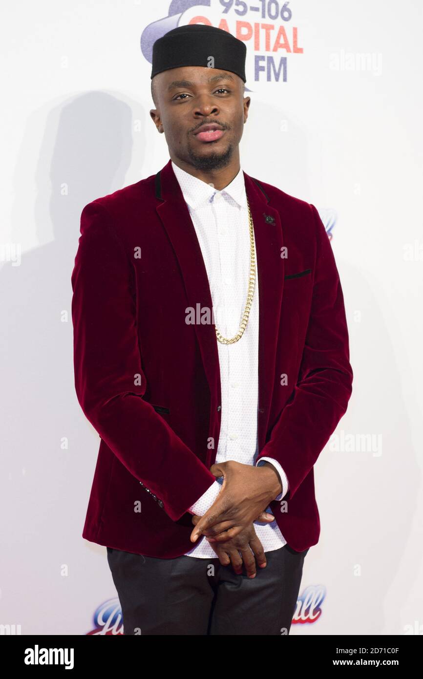 Fuse ODG attending the Capital FM Jingle Bell Ball, at the O2 arena in ...