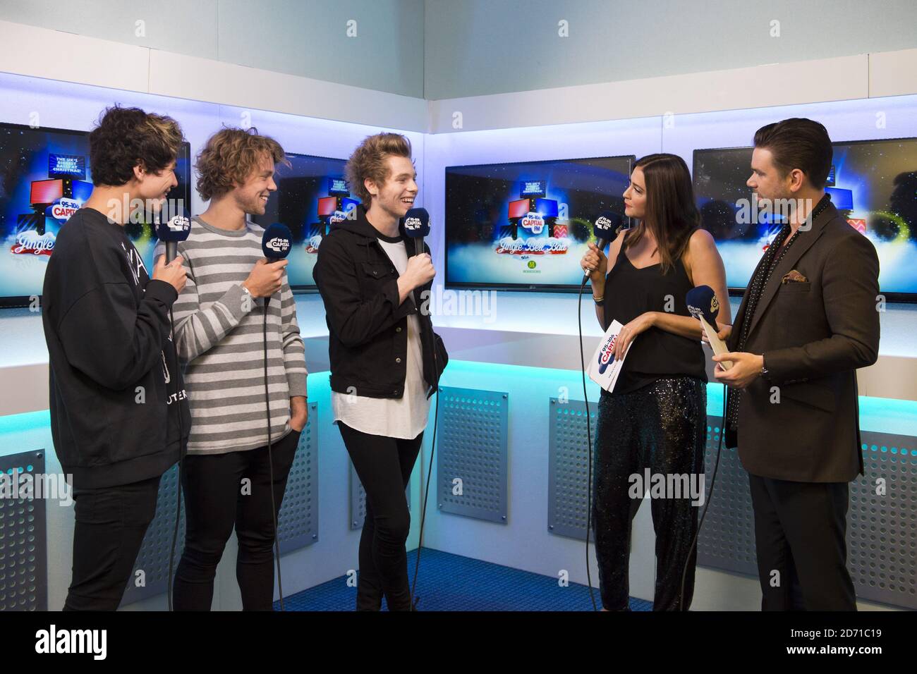 Calum Hood, Ashton Irwin and Luke Hemmings of Seconds of Summer are ...