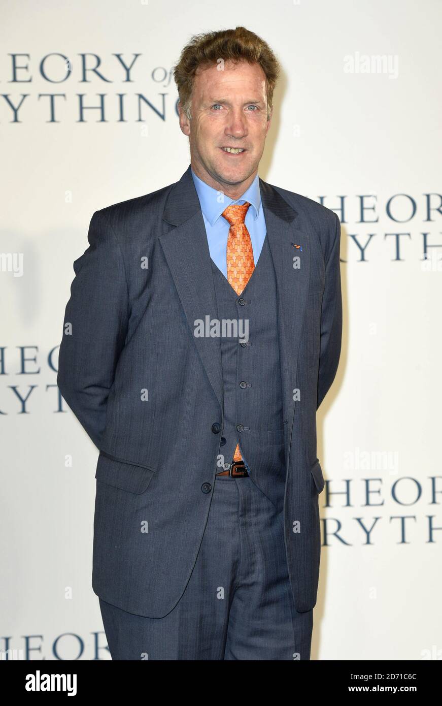 Chris Broad arriving at the Theory Of Everything UK Premiere held at ...