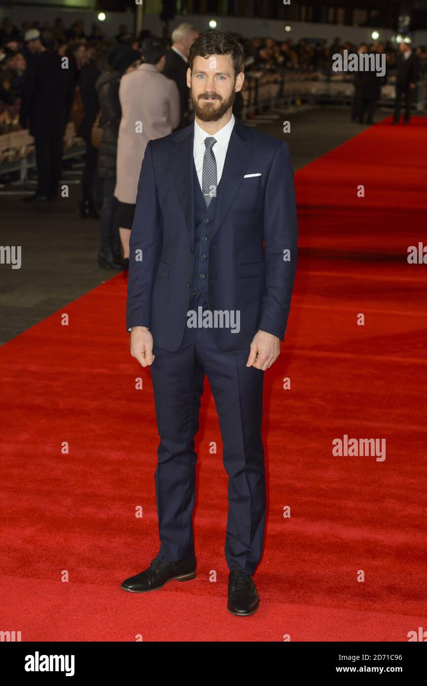 Henry Garrett attending the premiere of testament of Youth, at the ...