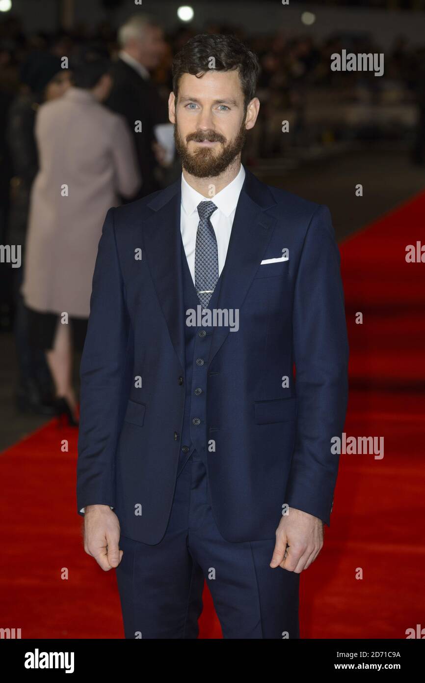 Henry Garrett attending the premiere of testament of Youth, at the ...