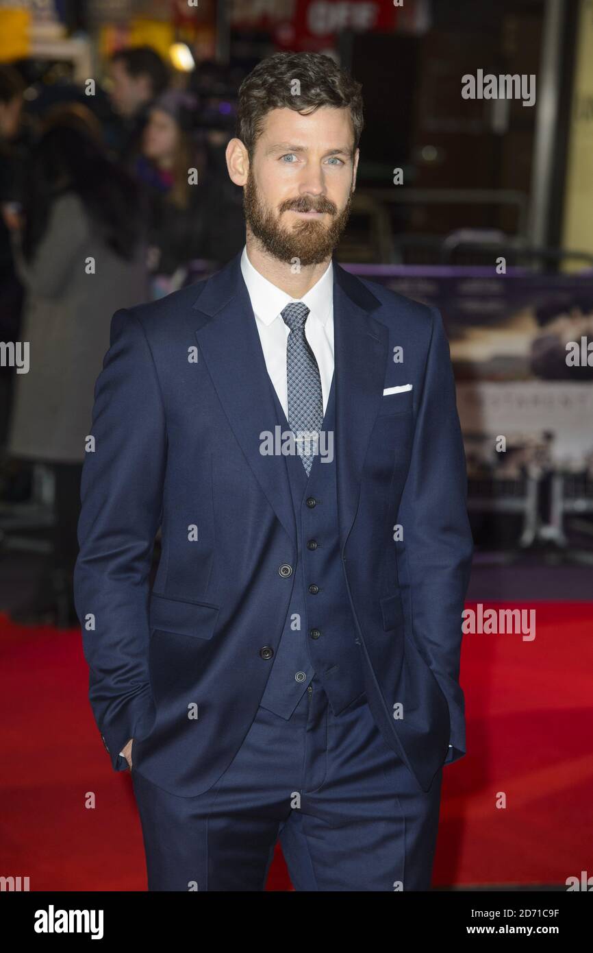 Henry Garrett attending the premiere of testament of Youth, at the ...