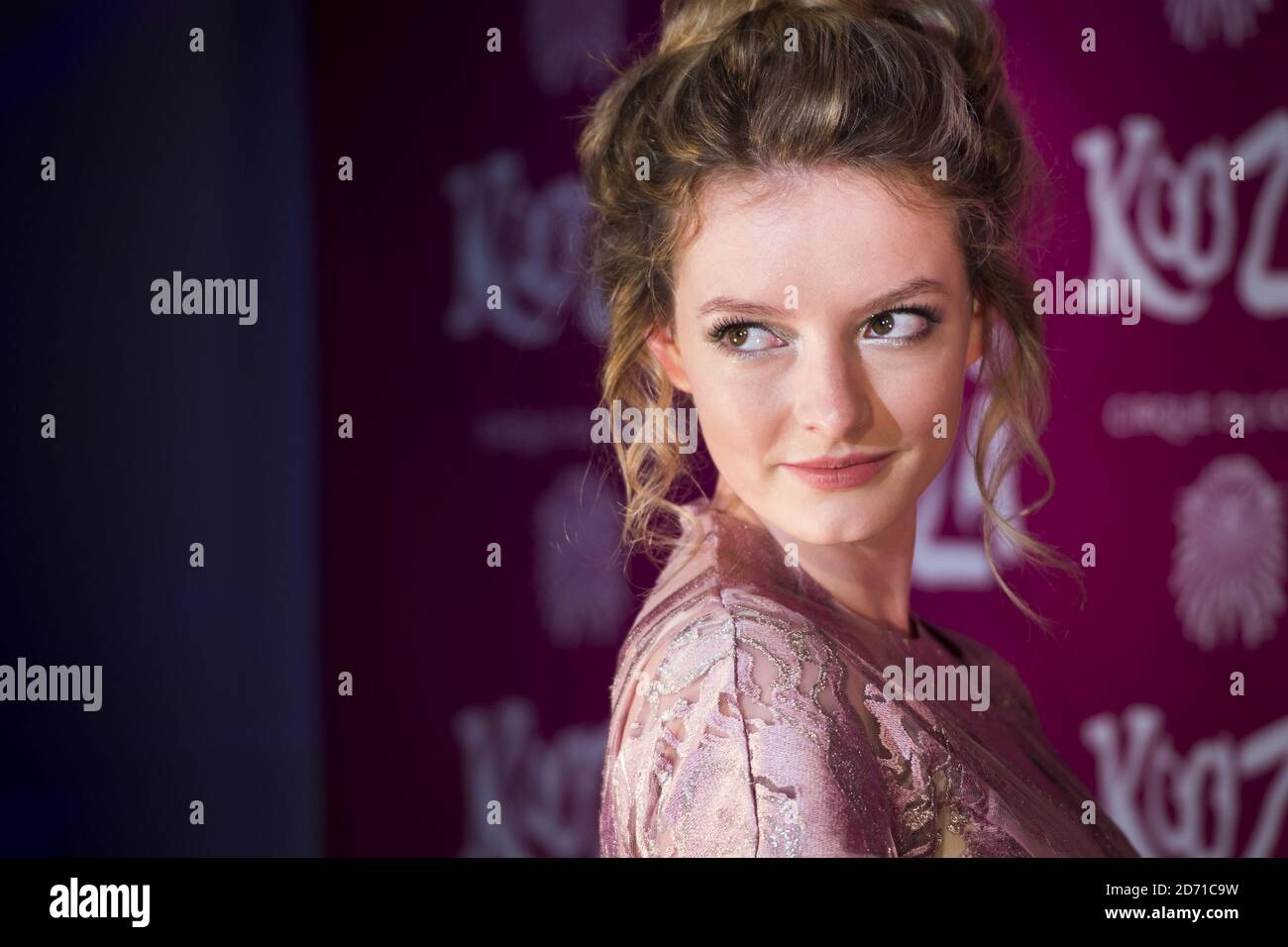 Dakota Blue Richards attending the premiere of Cirque du Soleil - Kooza ...