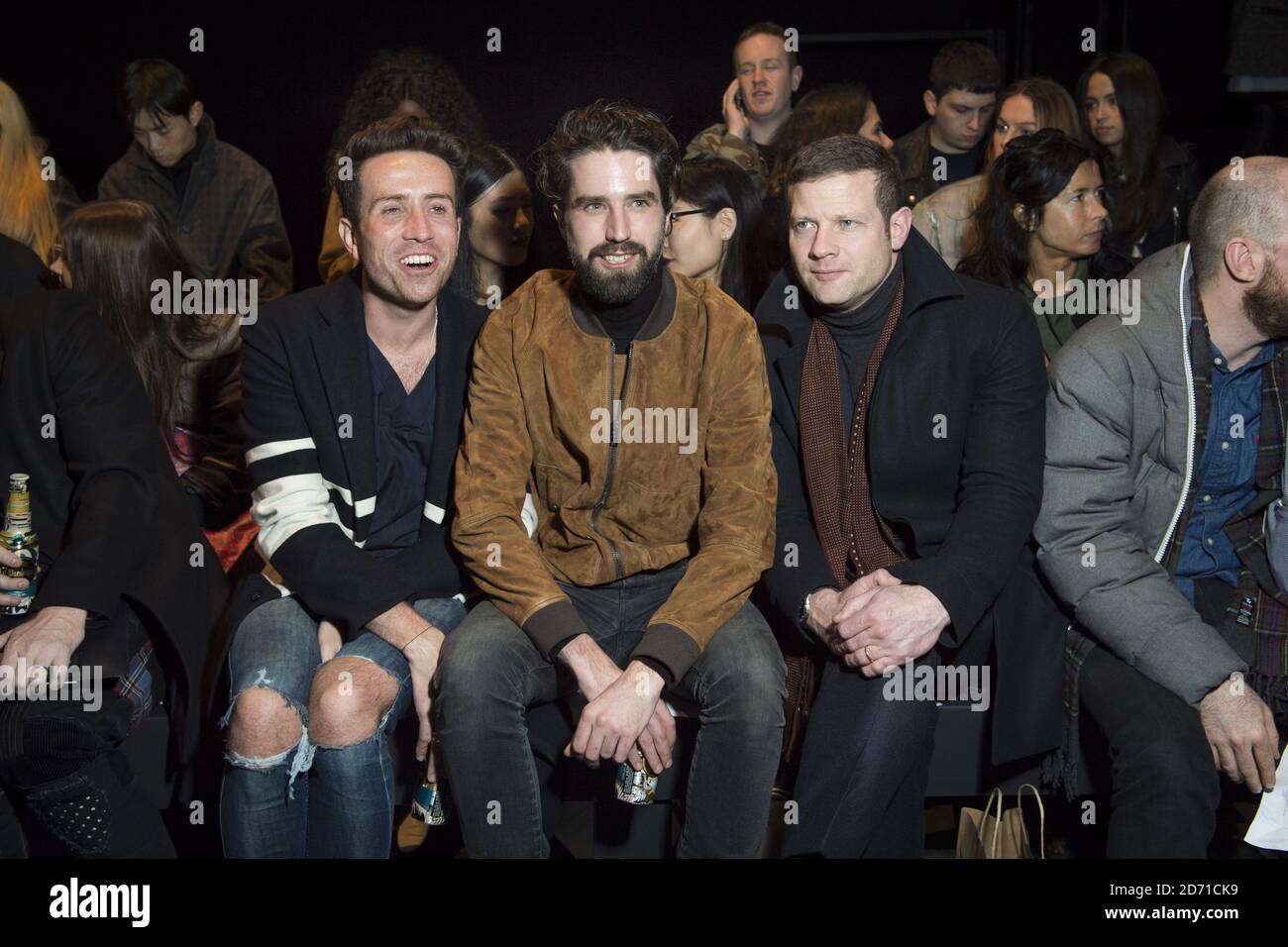 Nick Grimshaw, Jack Guinness and Dermot O'Leary pictured on the front ...
