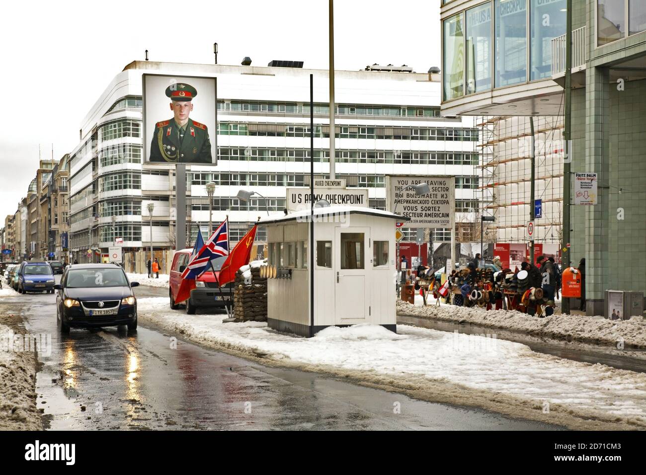 Checkpoint Charlie in Berlin. Germany Stock Photo - Alamy