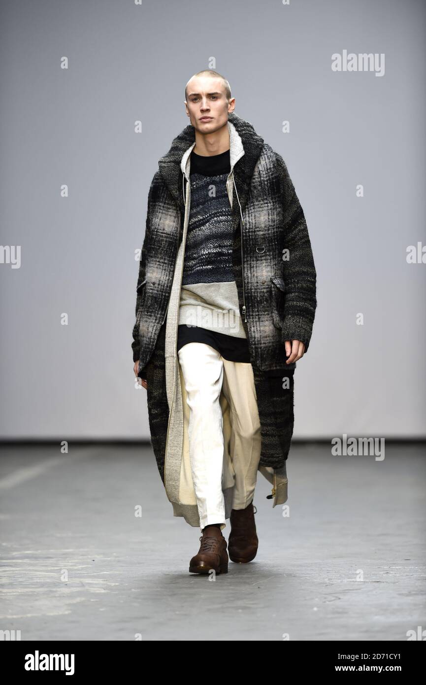 A model on the catwalk at the Casley Hayford fashion show, held at the ...