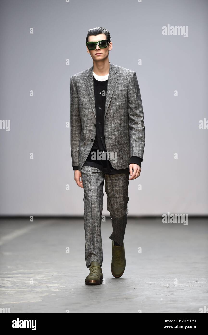 A model on the catwalk at the Casley Hayford fashion show, held at the ...