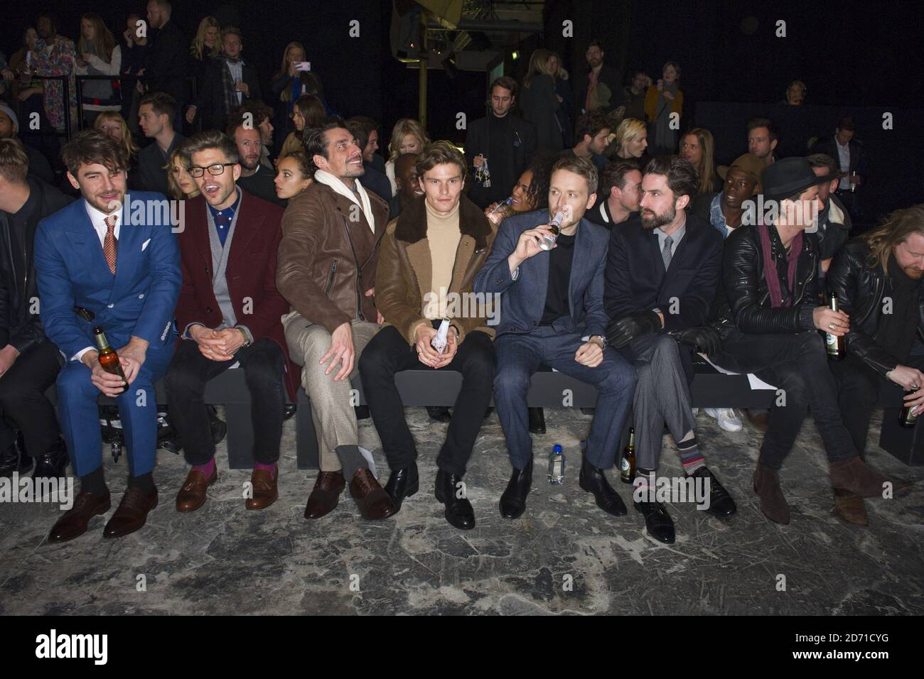 (l-r) Robert Konjic, David Gandy, Oliver Cheshire, Mr Hudson, Jack ...