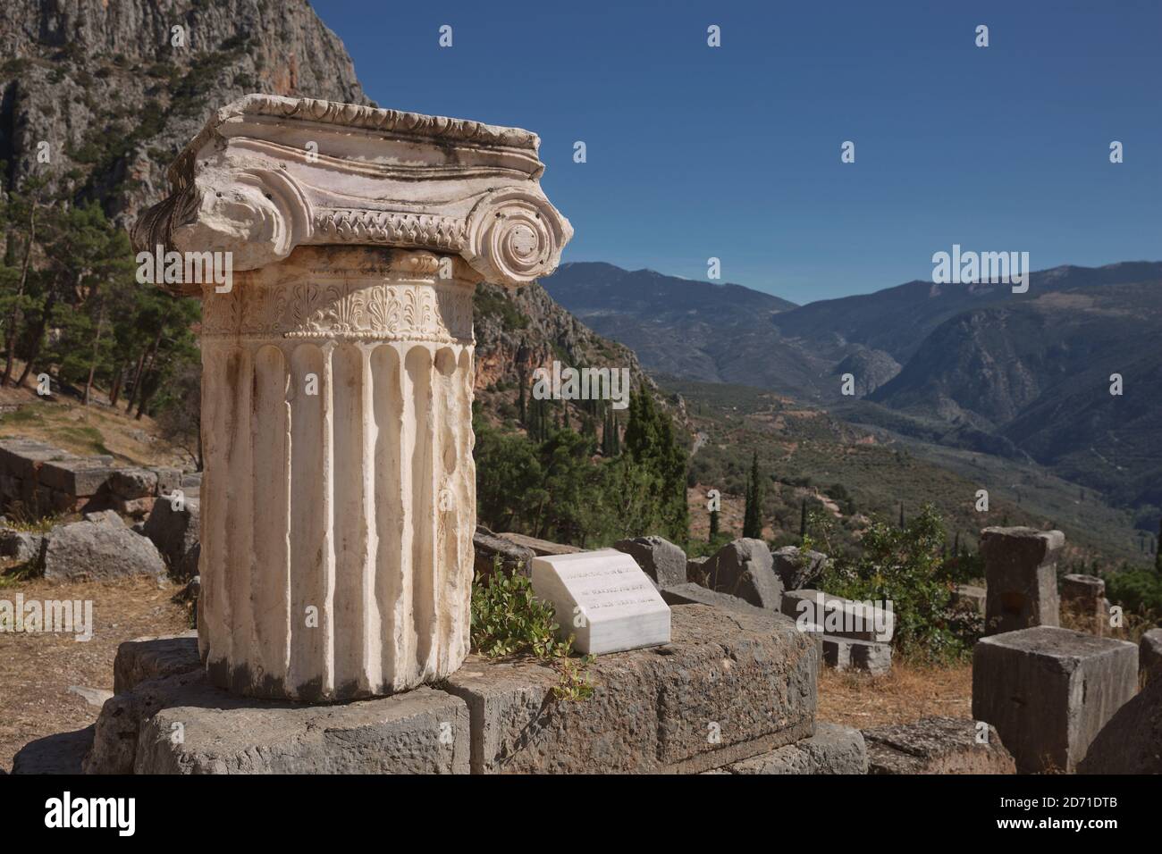 Ruins of Delphi is ancient sanctuary that grew rich as seat of oracle ...