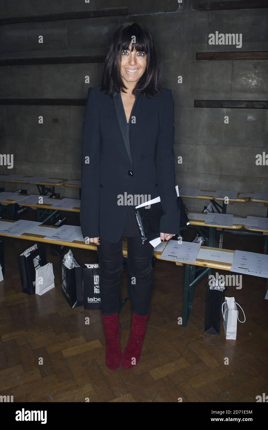 Claudia Winkleman attending the Giles fashion show, held at the old St ...