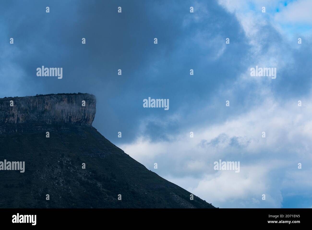 Autumn landscape in the Angulo Valley of the Mena Valley in the ...