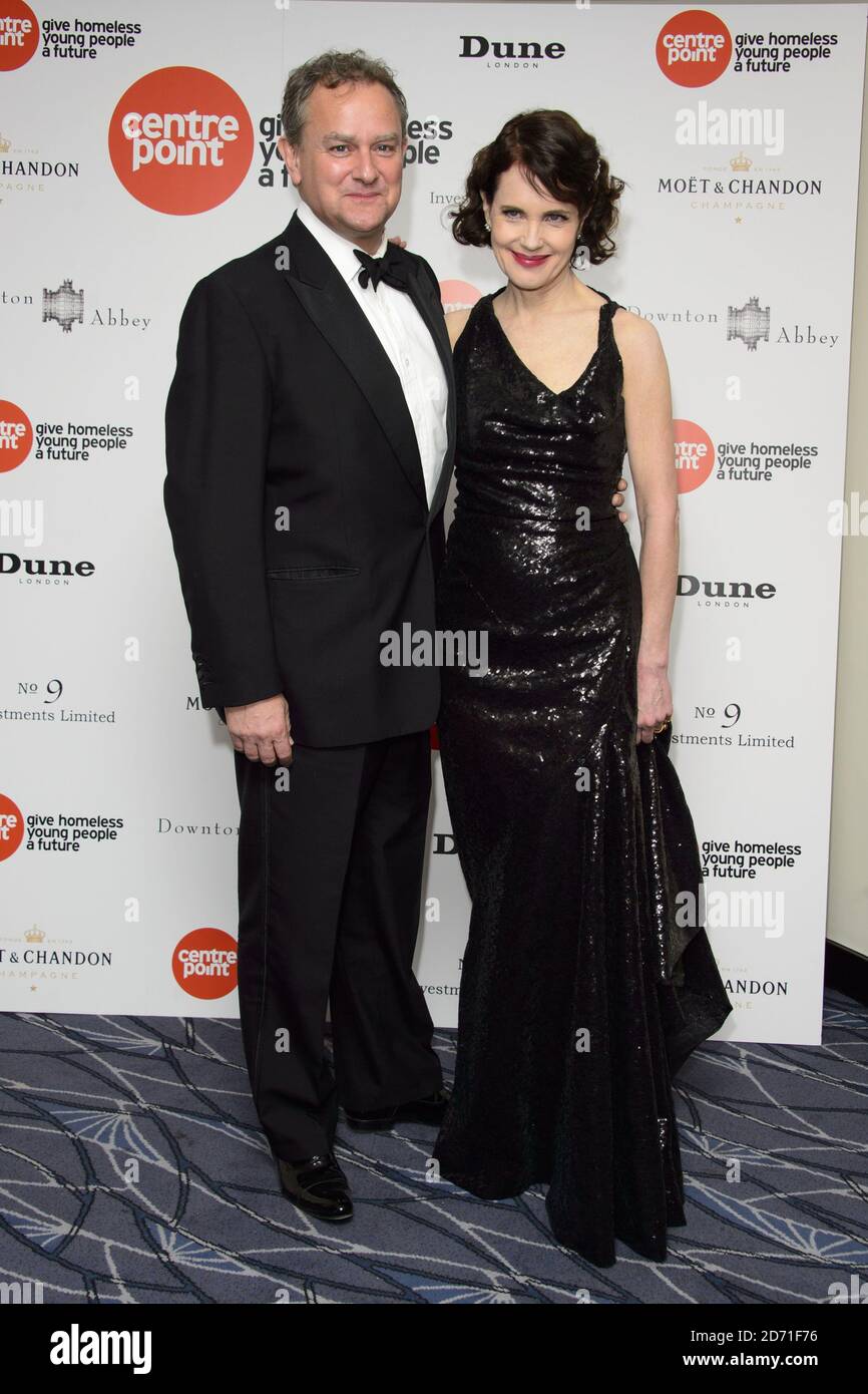 Hugh Bonneville and Elizabeth McGovern attending the Downton Abbey Ball ...