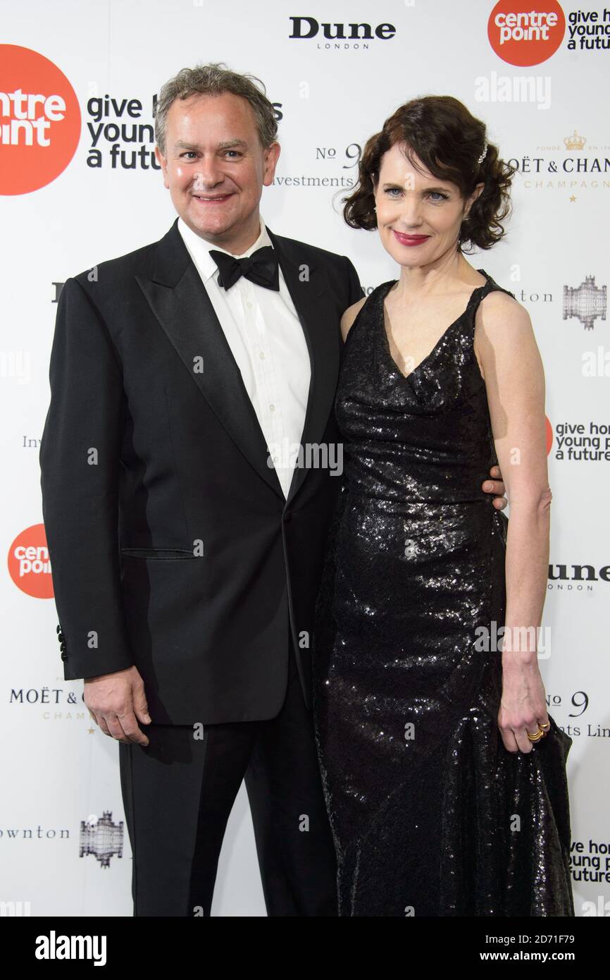 Hugh Bonneville and Elizabeth McGovern attending the Downton Abbey Ball ...