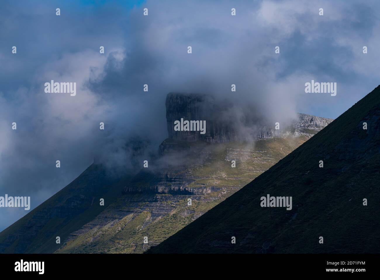 Autumn landscape in the Angulo Valley of the Mena Valley in the ...