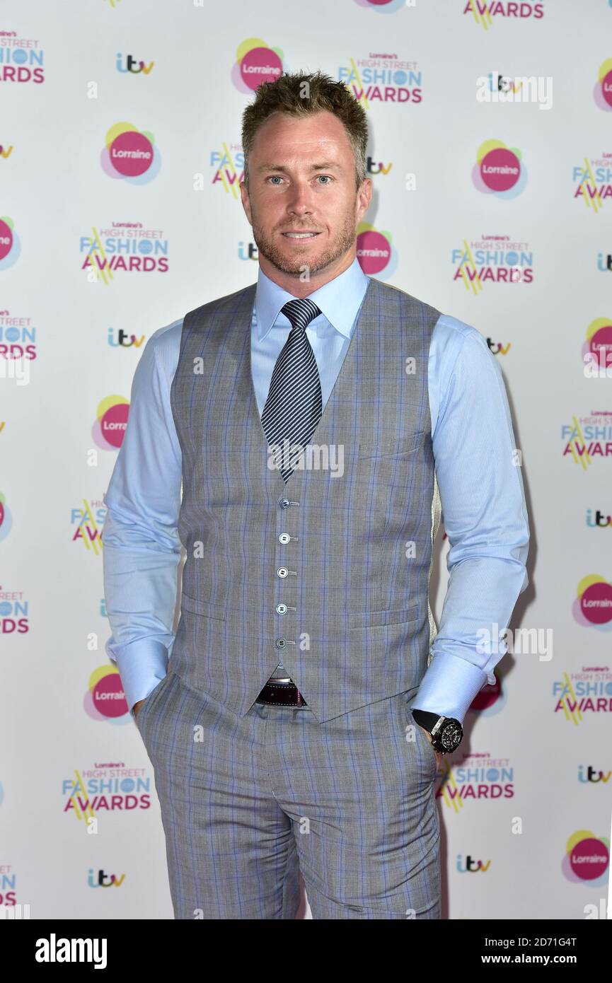James Jordan attending Lorraine's High Street Fashion Awards, at the ...