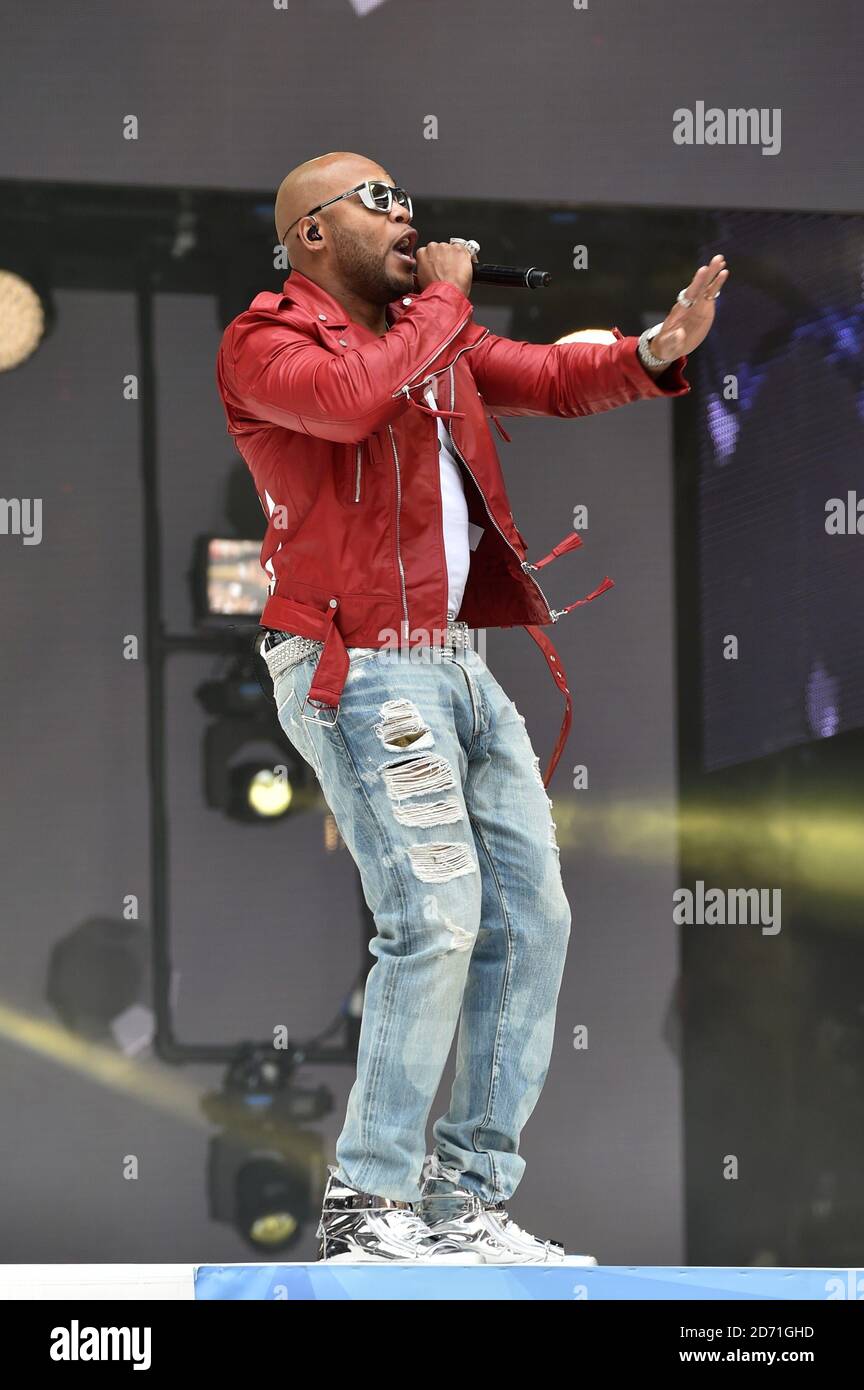 EXCLUSIVE Flo Rida performs on stage during Capital FM's Summertime ...