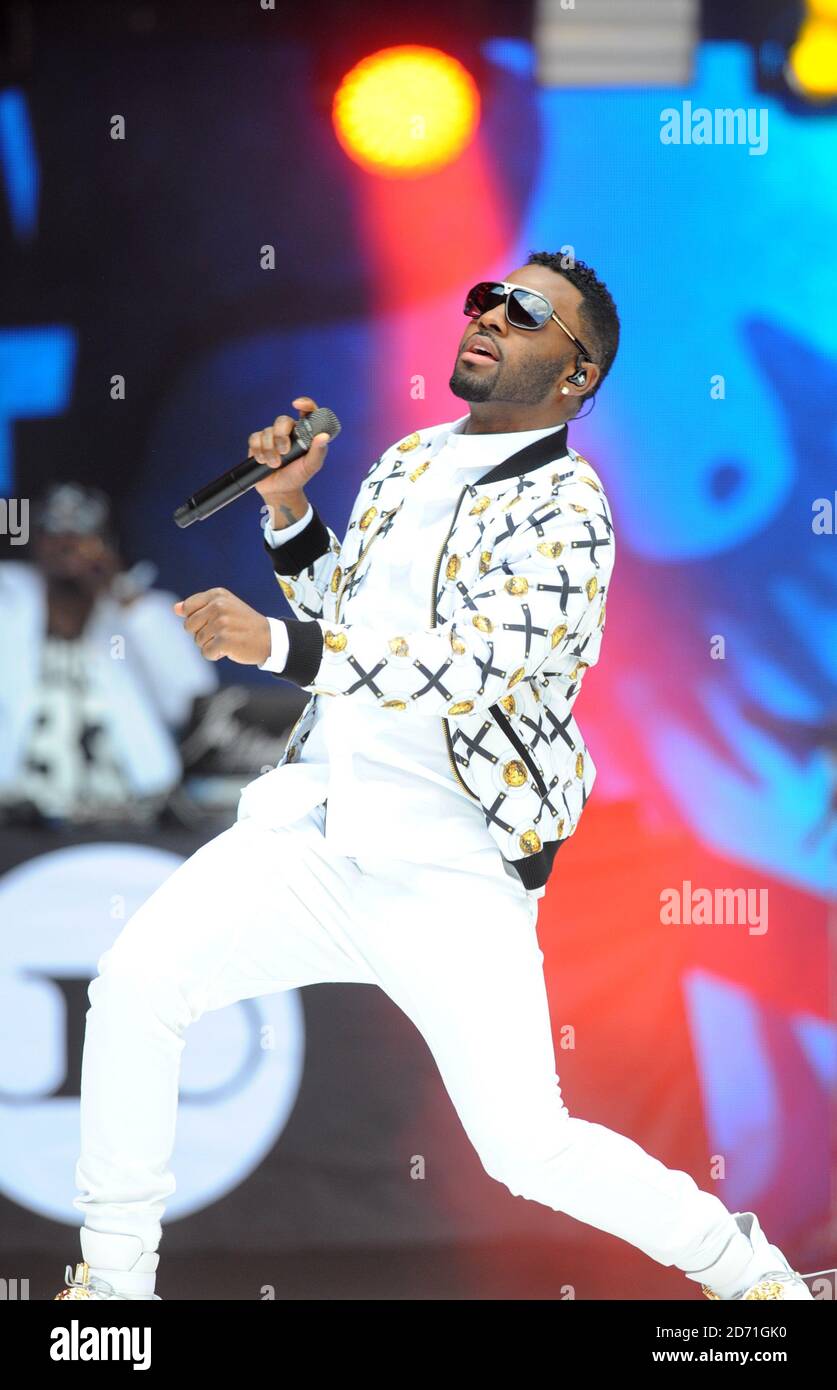 EXCLUSIVE Jason Derulo performs on stage during Capital FM's Summertime ...