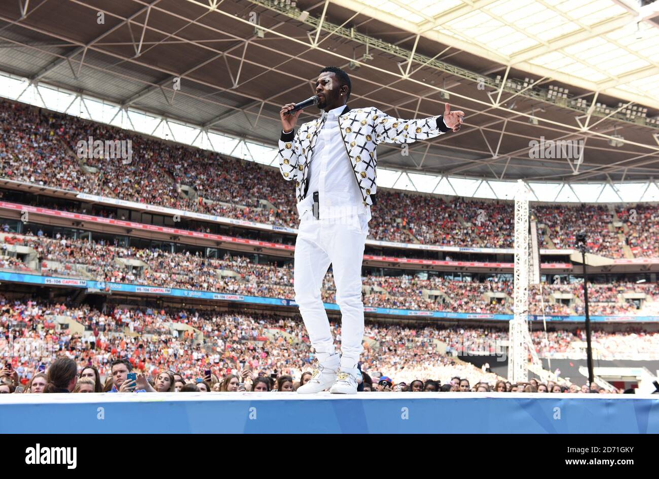EXCLUSIVE Jason Derulo performs on stage during Capital FM's Summertime ...