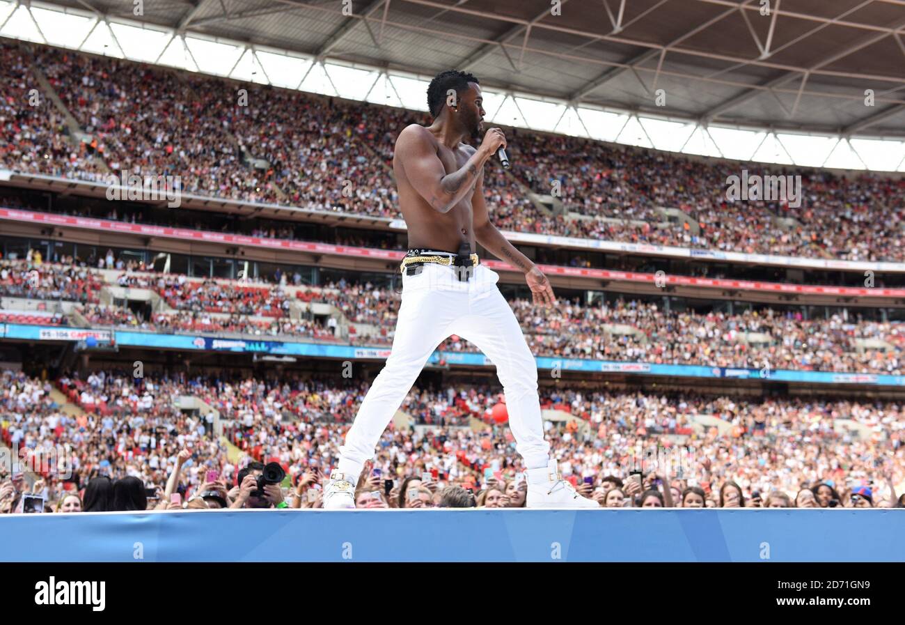 EXCLUSIVE Jason Derulo performs on stage during Capital FM's Summertime ...