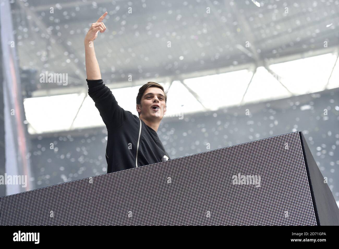 EXCLUSIVE DJ Martin Garrix performs on stage during Capital FM's ...