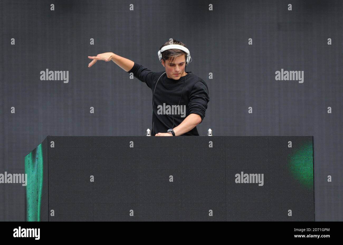 EXCLUSIVE DJ Martin Garrix performs on stage during Capital FM's ...