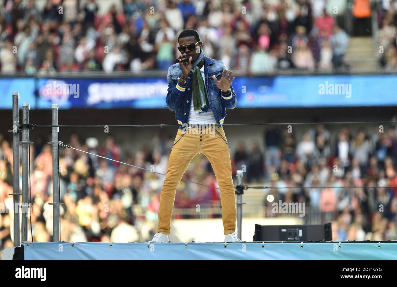 EXCLUSIVE OMI performs on stage during Capital FM's Summertime Ball at ...