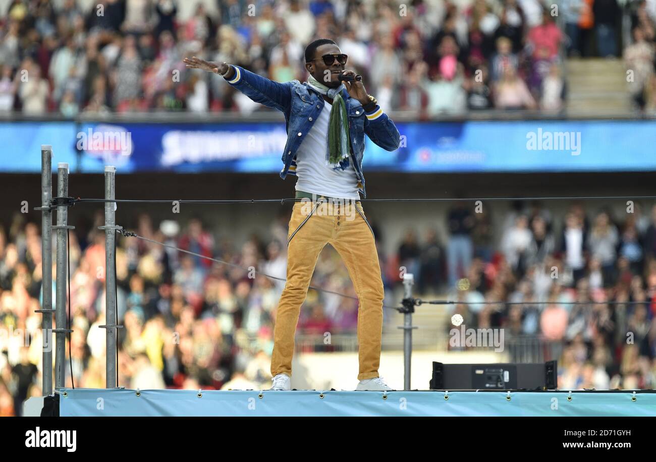 EXCLUSIVE OMI performs on stage during Capital FM's Summertime Ball at ...