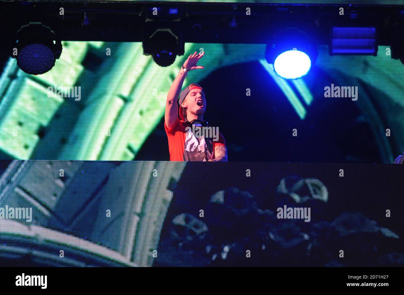 EXCLUSIVE Avicii performs on stage during Capital FM's Summertime Ball ...