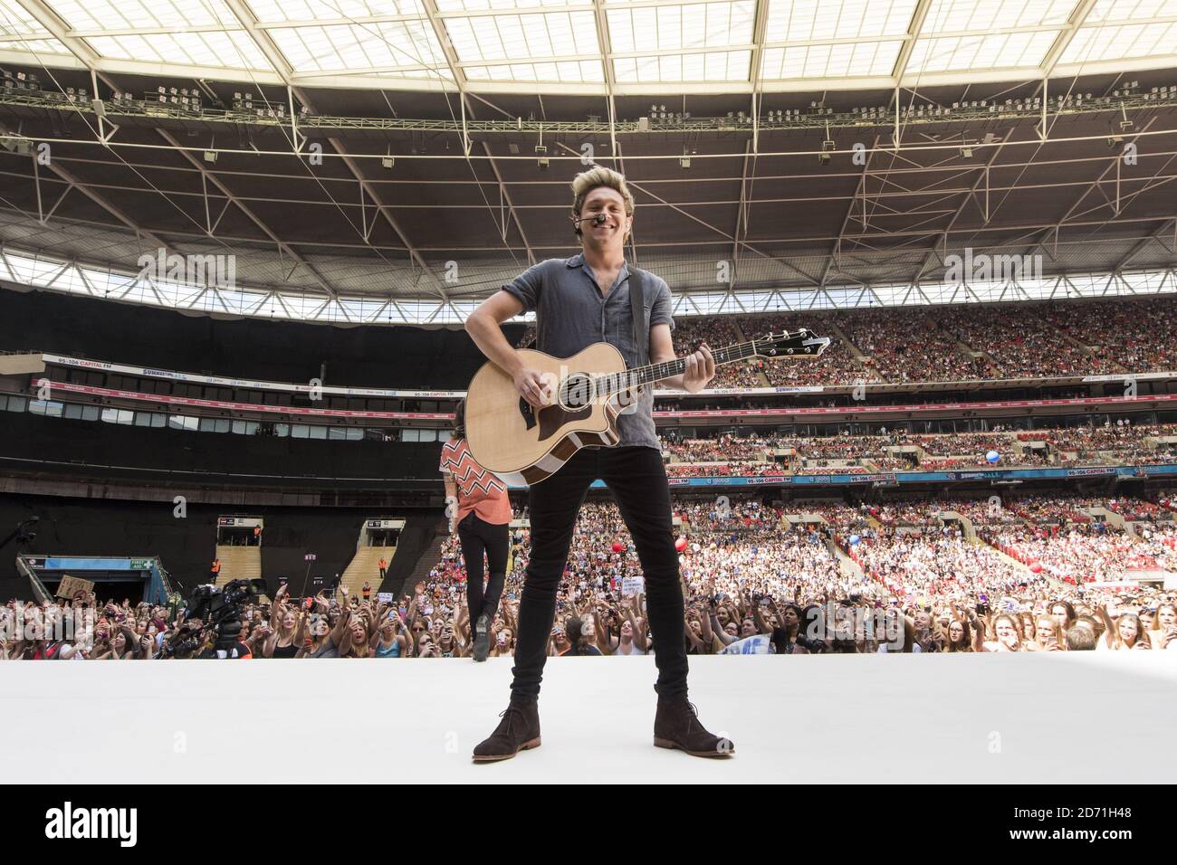 Niall Horan of One Direction performs on stage during Capital FM's ...