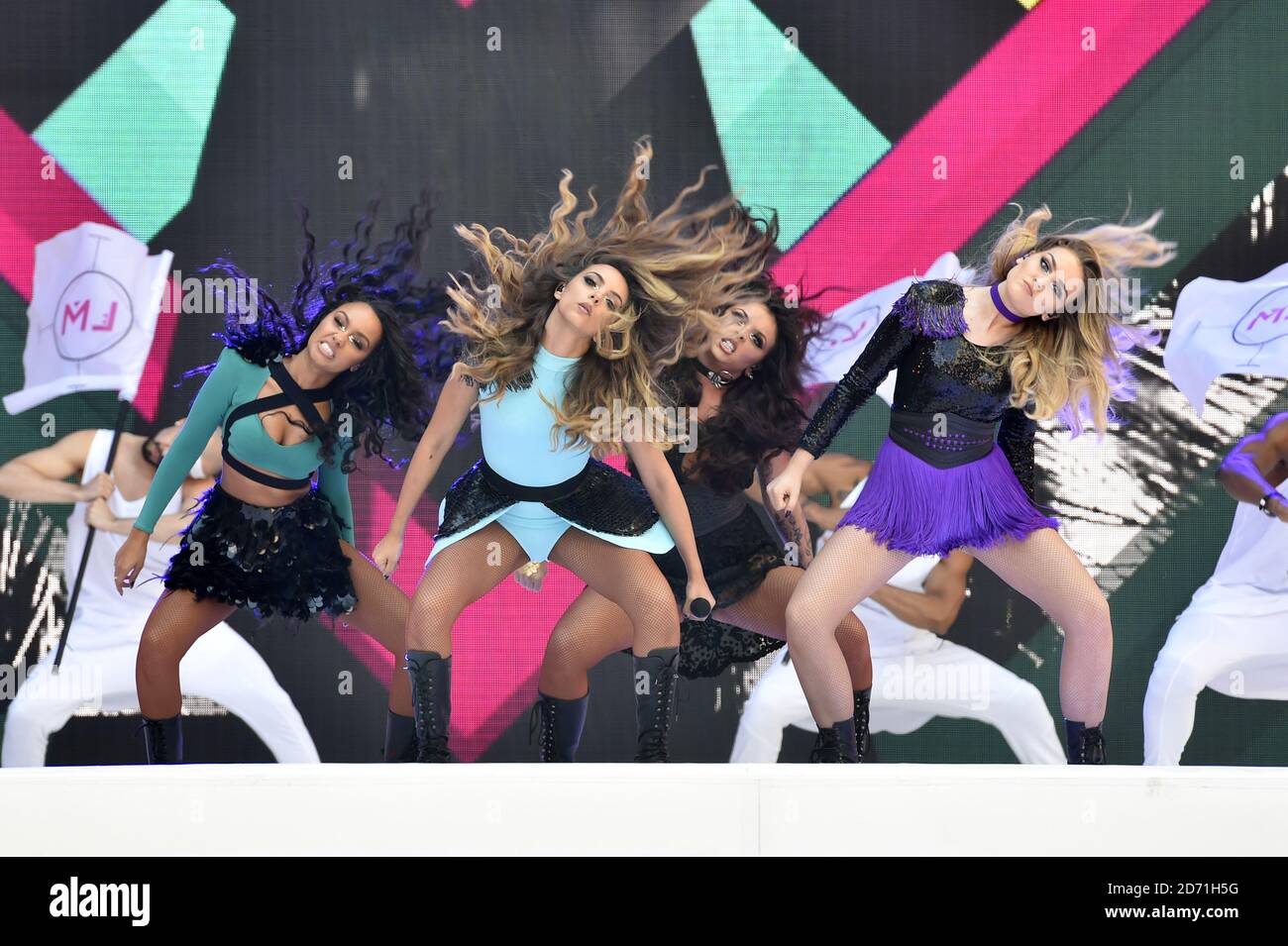 Little Mix perform on stage during Capital FM's Summertime Ball at ...