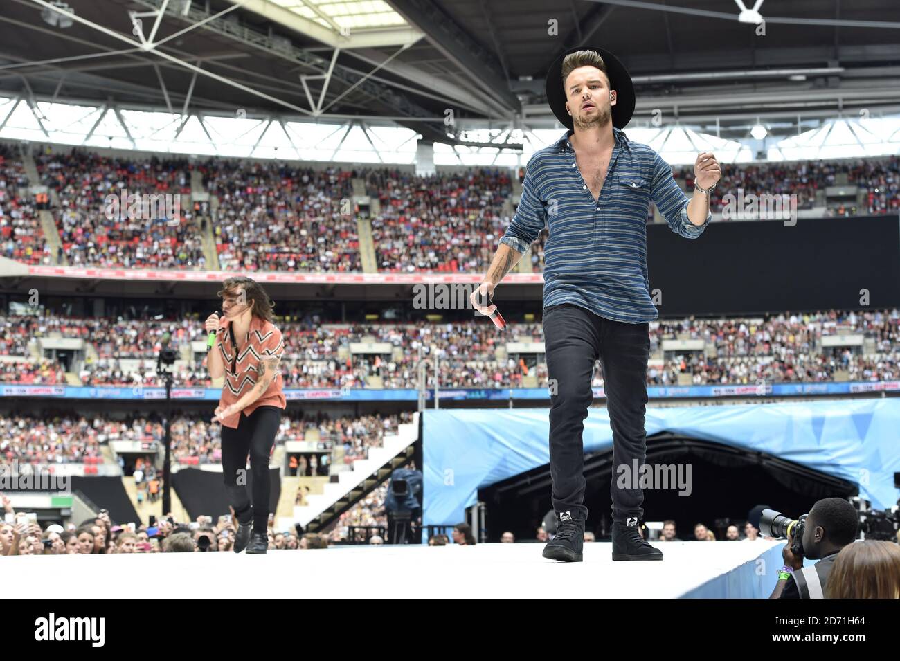 Liam Payne of One Direction performs on stage during Capital FM's ...