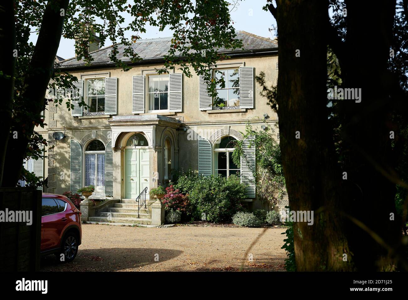 Large House, High Street, Brasted, Kent, UK, Autumn 2020 Stock Photo ...