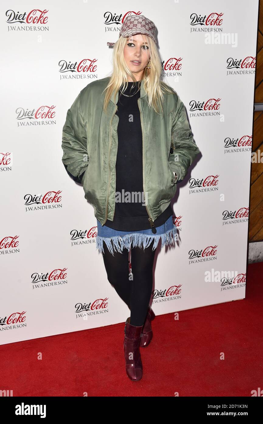 Phoebe Lettice Thompson attending the Diet Coke J.W.Anderson launch ...