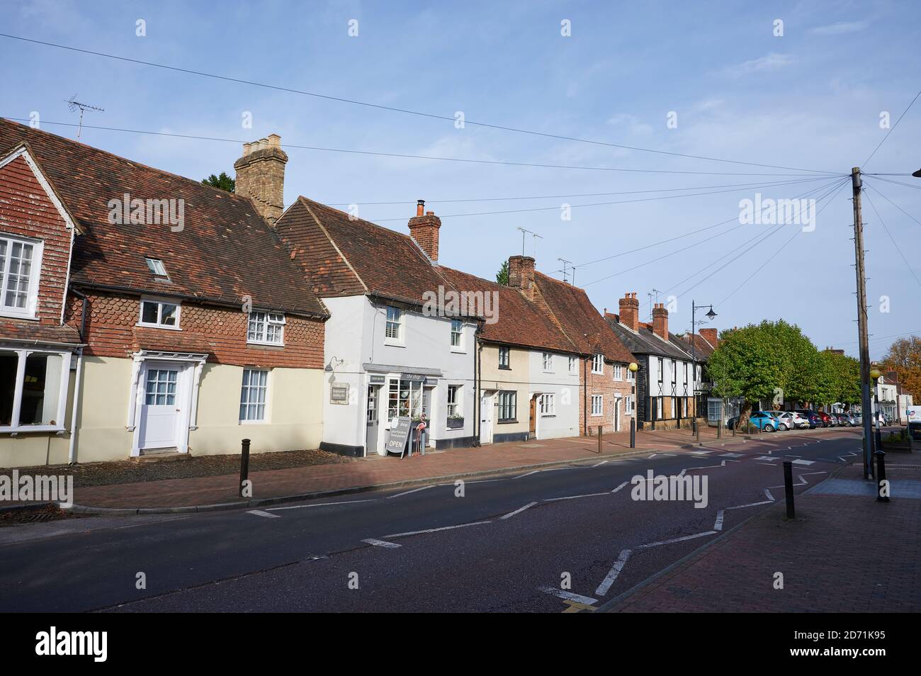 High Street Houses, Brasted, Kent, UK, Autumn 2020 Stock Photo - Alamy