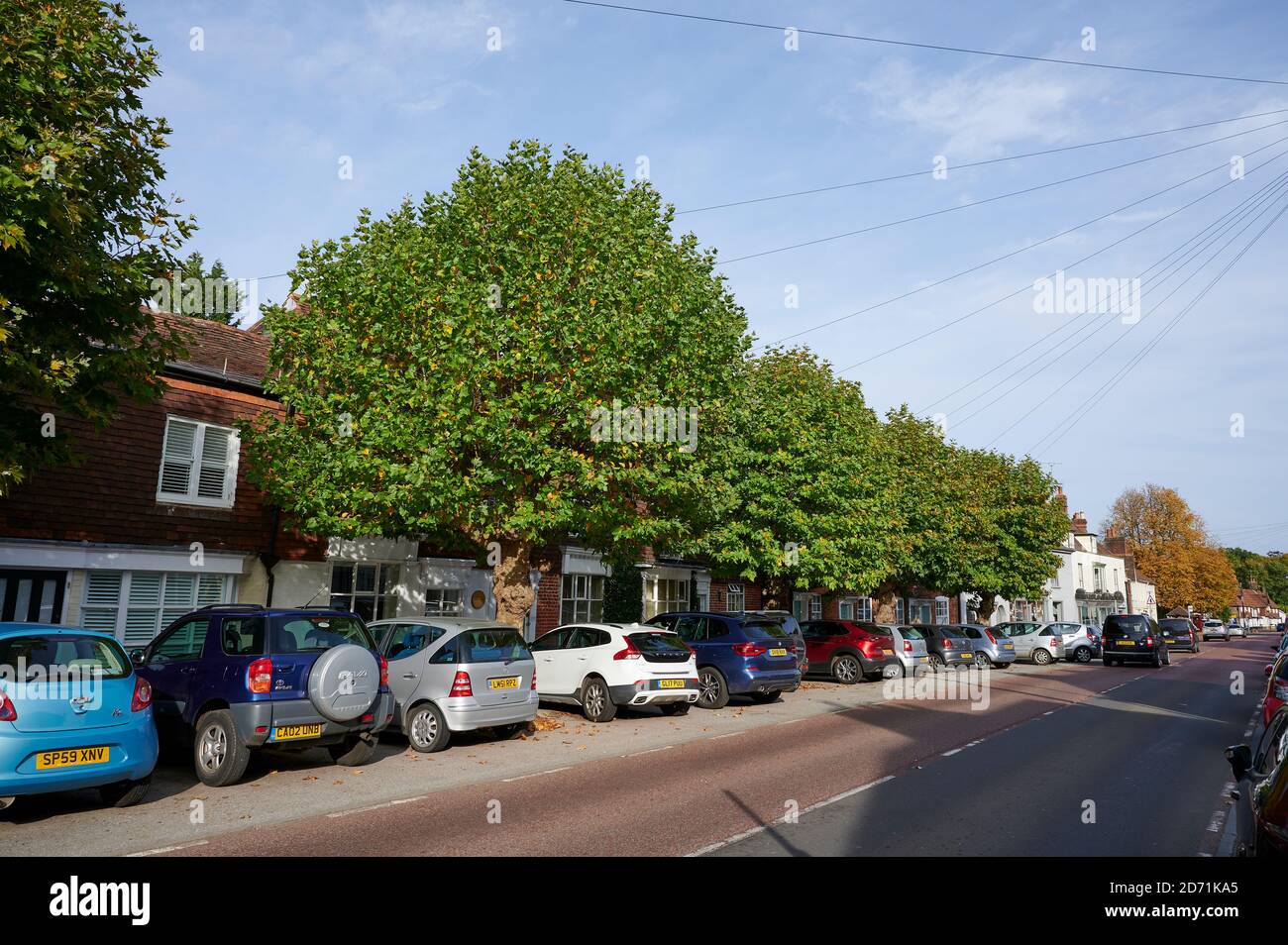 High Street Houses, Brasted, Kent, UK, Autumn 2020 Stock Photo - Alamy