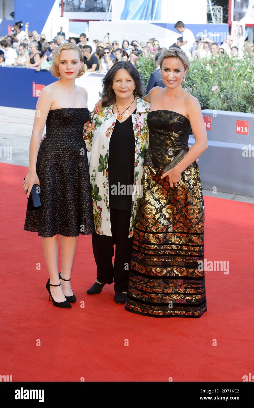 Odessa young, Sue Brooks and Radha Mitchell attending the premiere of ...