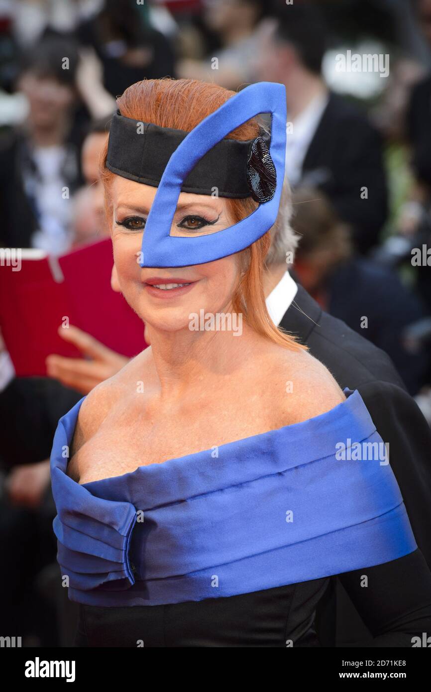 Marina Ripa Di Meana attending the opening ceremony at the 72nd Venice ...