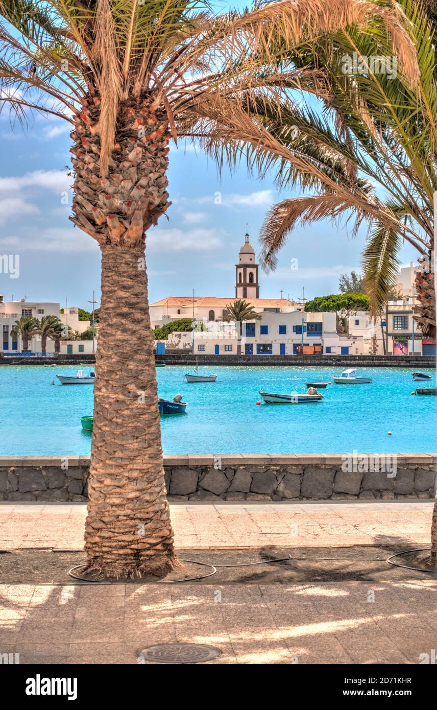 Lanzarote arrecife promenade hi-res stock photography and images - Alamy