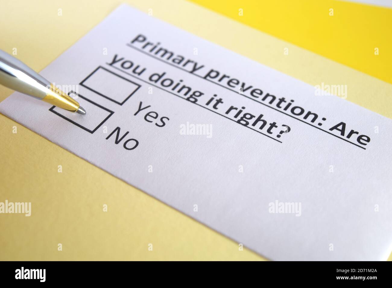 Primary prevention hi-res stock photography and images - Alamy