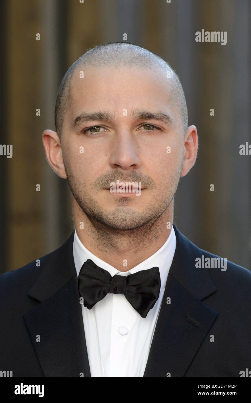 Shia LaBoeuf arriving at the premiere of Man Down, at the 72nd Venice ...