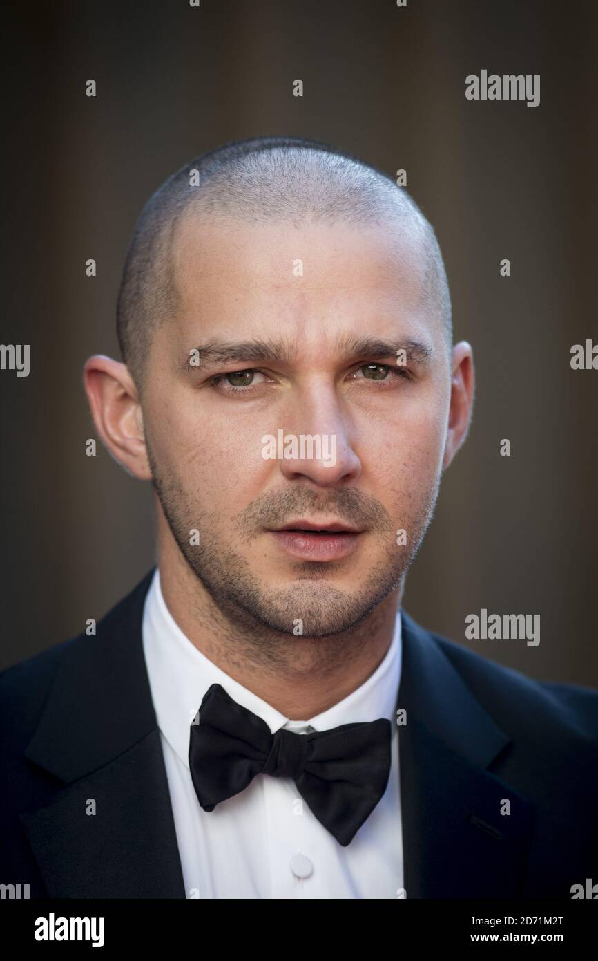 Shia LaBoeuf arriving at the premiere of Man Down, at the 72nd Venice ...