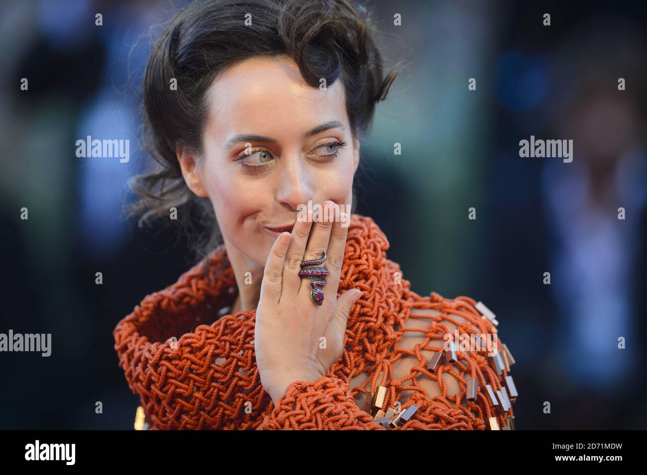 Linda Messerklinger attending the premiere of Sangue del mil Sangue, at ...