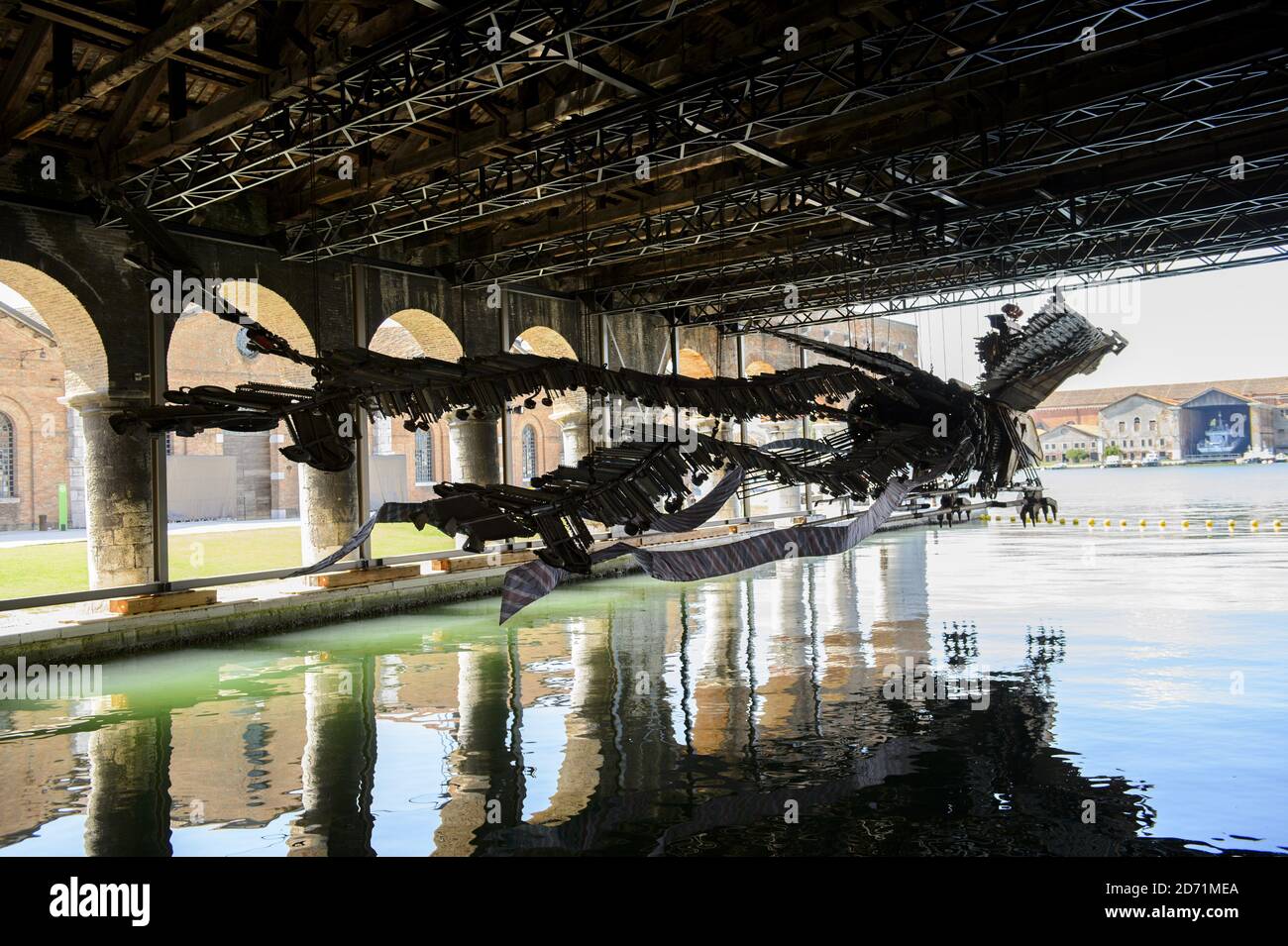 The Phoenix by Xu Bing on display at the 2015 Art Biennale in Venice ...