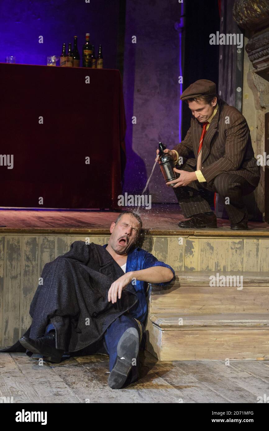 Ross Forder and Bob Cryer perform scenes from The Sting, at Wilton's ...