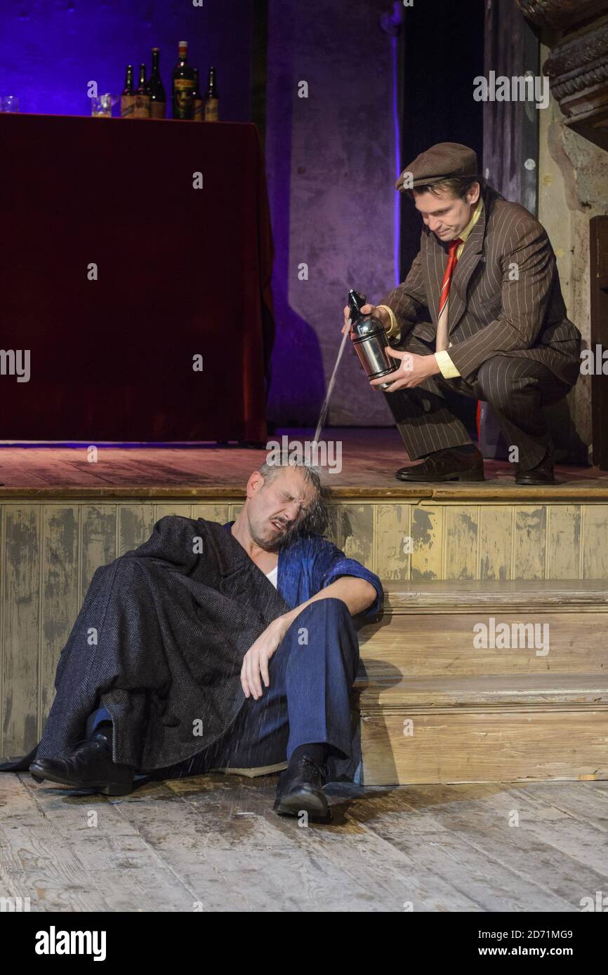 Ross Forder and Bob Cryer perform scenes from The Sting, at Wilton's ...