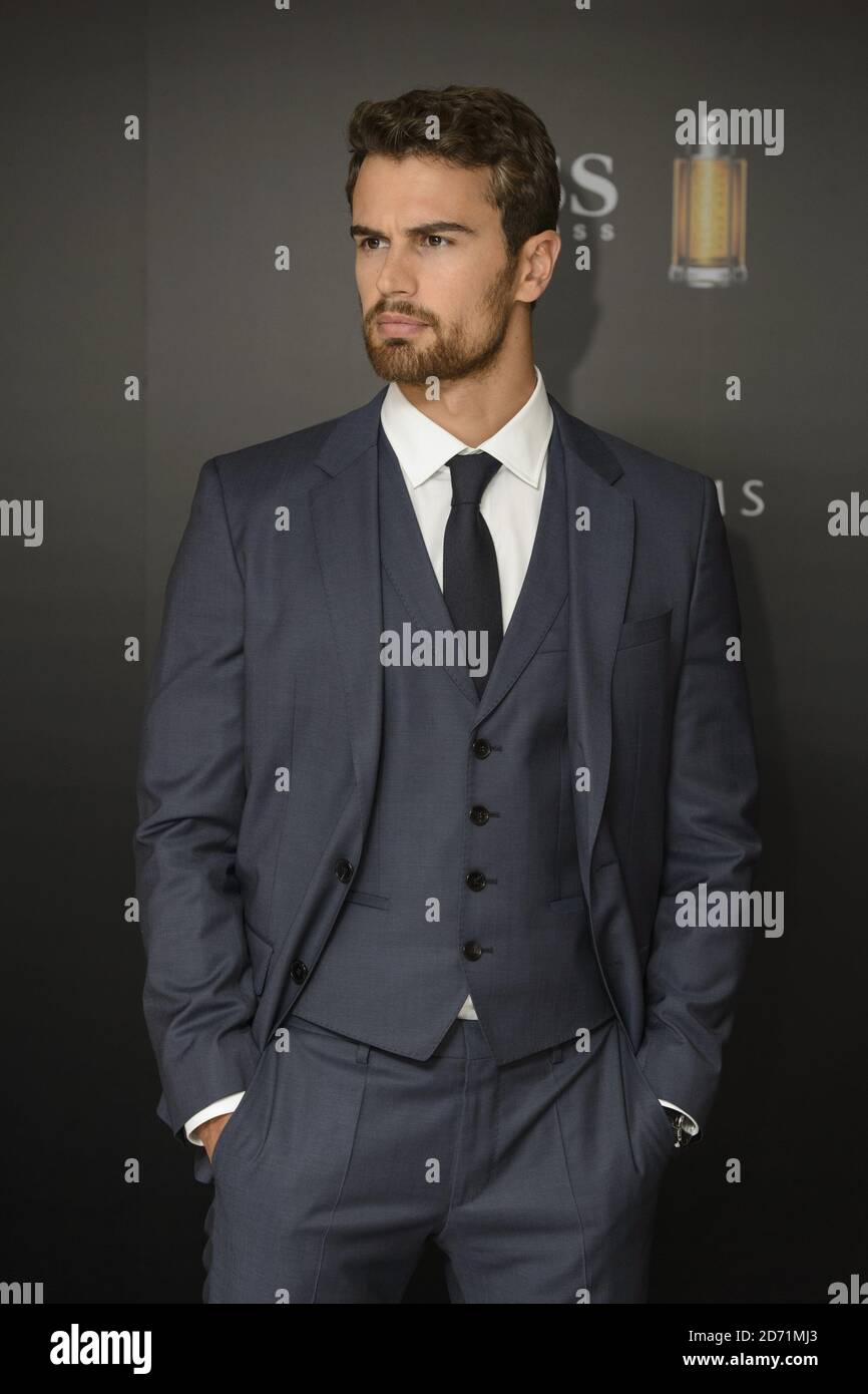 Theo James pictured in Debenhams, London, where he was unveiled as the ...
